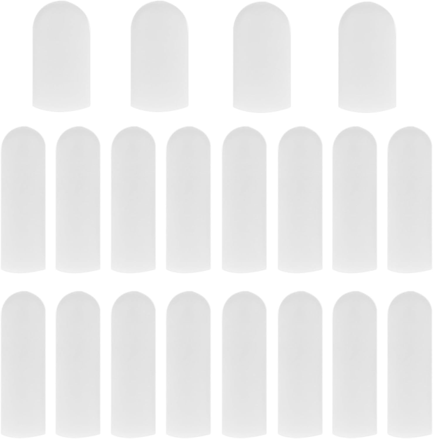 20 PCS Gel Finger Cots, Silicone Finger Protectors, Finger Sleeves for ...