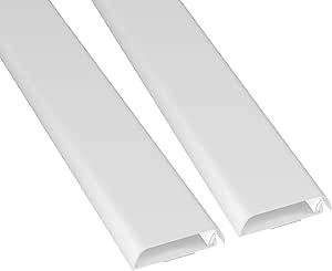 D-Line Cable Trunking, Wire Cover for Wall, TV Cable Tidy, Paintable ...