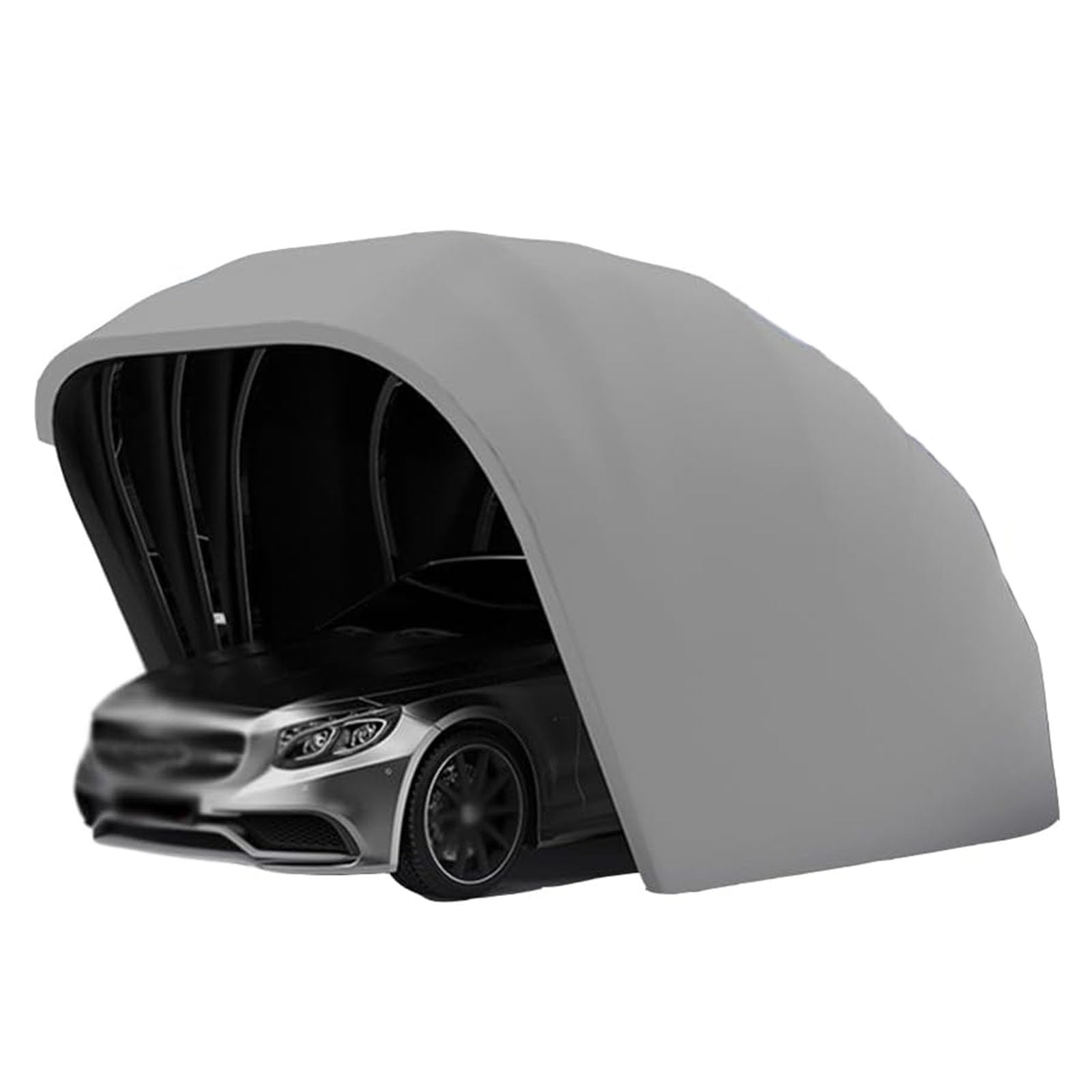 CSTAL Stainless Steel Retractable Carport, Durable Semi-Automatic Car ...