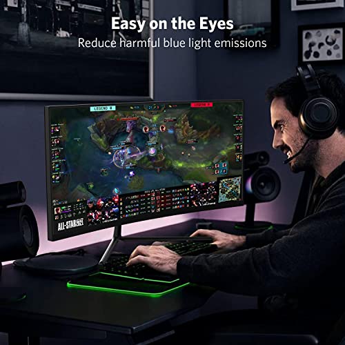 Buy Fiodio 30in Curved Gaming Monitor 100Hz, Full HD 21:9 Ultrawide PC ...