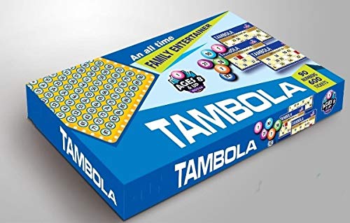 Buy Tambola Game Set with 600 Tickets for Kids & Family | Housie Board ...