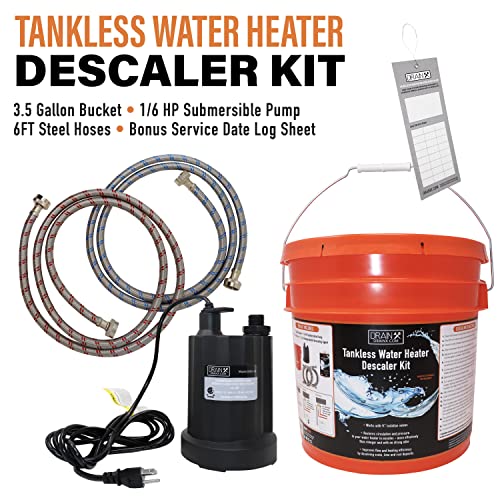 Snapklik.com : Tankless Water Heater Descaling Flush Kit
