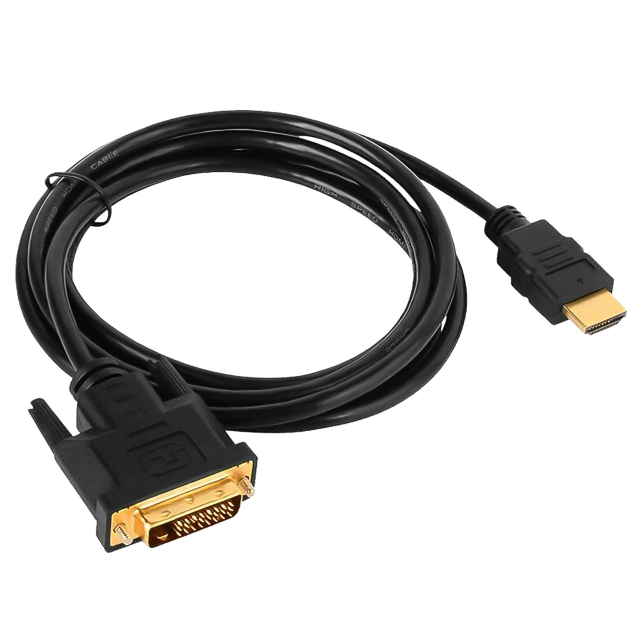 Amazon.com: QINGLER HDMI A to DVI Adapter Cable 6ft, Bi-Directional ...