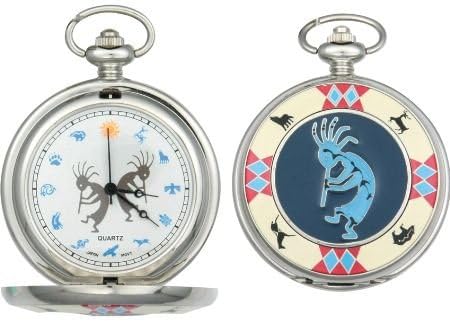 Amazon.com: Infinity Pocket Watches 49 Kokopelli Pocket Watch with ...
