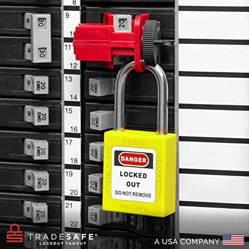 Snapklik.com : Lockout Tagout Locks Set - 7 Yellow Loto Locks, Lockout ...