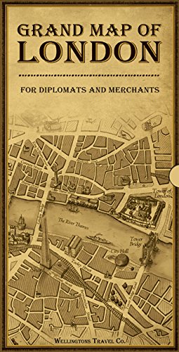 Vintage Travellers London Map: Grand Map of London for Diplomats and ...