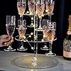 Amazon.com: NiHome 3-Tier Clear Acrylic Champagne Tower with String ...