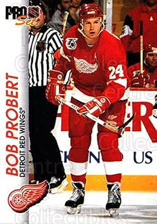 Amazon.com: (CI) Bob Probert Hockey Card 1992-93 Pro Set (base) 46 Bob ...