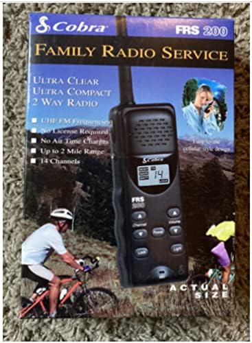 Amazon.com: Cobra FRS 200 2-Mile 14-Channel FRS Two-Way Radio : Electronics