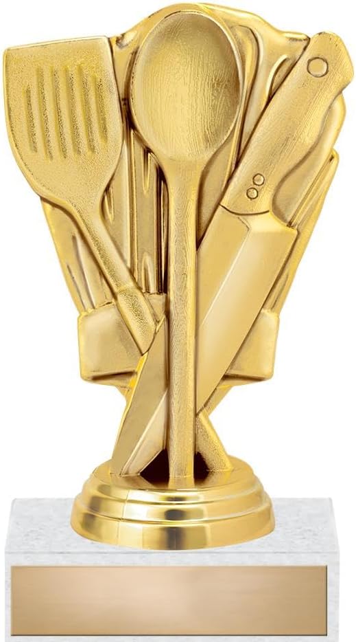 Cooking Trophies - 6" Chili Cook Off Chef Hat Trophy, Great Cooking ...