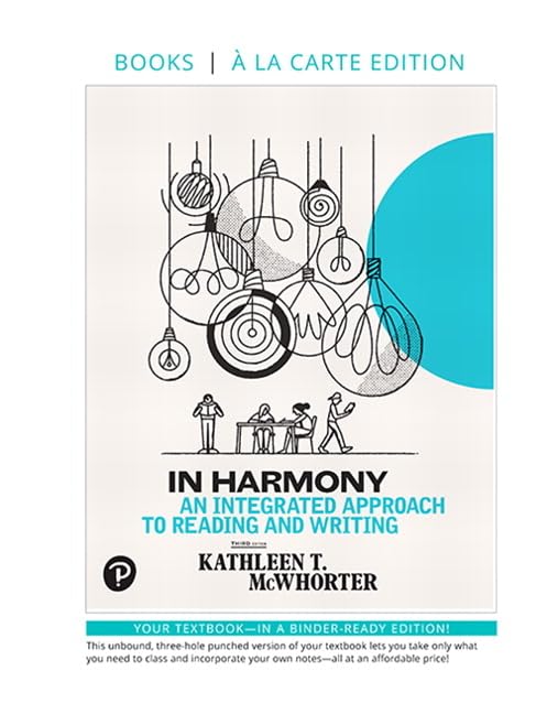 Amazon.com: In Harmony: Reading and Writing: 9780134746678: McWhorter ...