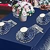 Amazon.com: Serve 25 Guests Navy Blue Plates and Napkins Party Supplies ...