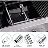 Amazon.com : Grill Replacement Parts for Charbroil Performance 6 Burner ...