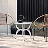 Amazon.com: YKSY&YKSY Jardin DE Centennial Cast Aluminum Outdoor Side ...