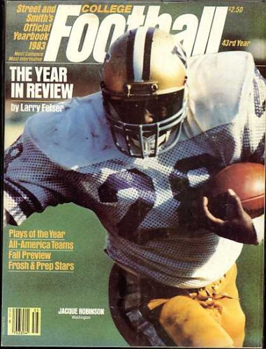 Street & Smith's College Football Yearbook Guide 1983 (Jacque Robinson ...
