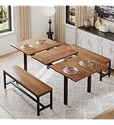 Amazon.com - iPormis 5-Piece Dining Table Set for 4-8 People ...