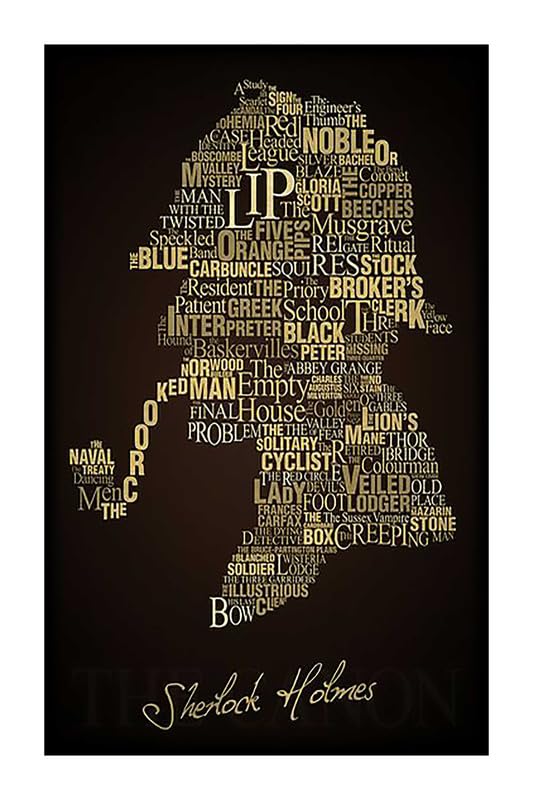 HK PRINTS Sherlock Holmes Wall Poster for Room (12x18 Inch, 300 GSM ...