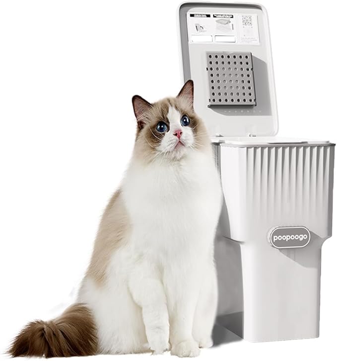 Amazon.com: Cat Litter Trash Can, Dog Poop Trash Can, Cat Waste ...