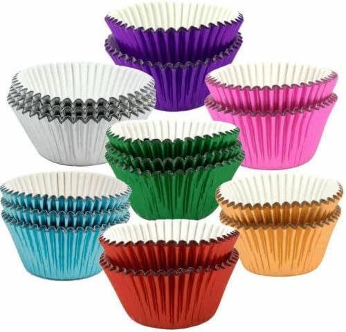 Prime Housewares 100 Mini Cupcake Cases Quality Paper Baking Multi ...