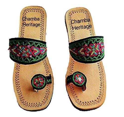 Chamba Chappal Genuine Leather Slipper/Sandal/Jutti 41: Buy Online at ...