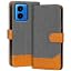 Genron Premium Flip Cover for Moto G45 5G | Dual Tone Design Case |360 ...