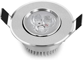 SIAMZYWV LED Spotlight Ultra-Thin Recessed Ceiling Light | 3W Mini ...