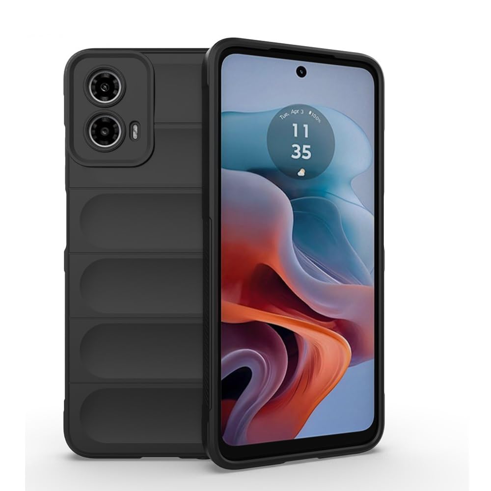 SPAZY CASE® Moto Edge 50 Fusion Back Cover | Rubber Case with Soft ...