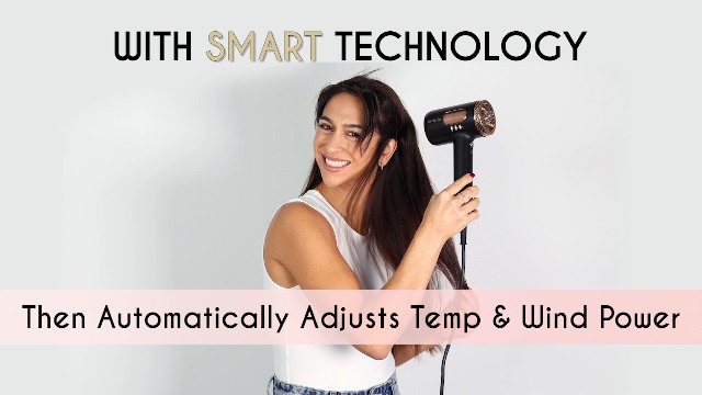 Watch ELLA BELLA Smart Ionic Professional Hair Dryer on Amazon Live