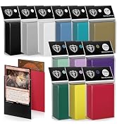 Amazon.com: 1200 Pack Card Sleeves, Matte Dual Trading Card Sleeves ...