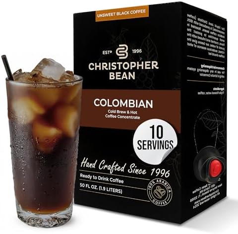 Amazon.com: Christopher Bean Coffee Colombian Flavor - Coarse Ground ...