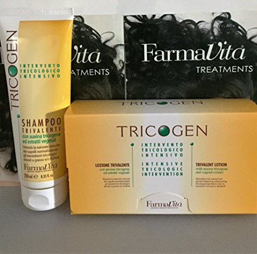 Amazon.com : FARMAVITA TRICOGEN Pack Shampoo and Lotion by FarmaVita ...