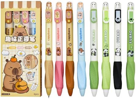 Amazon.com: Maydahui 8 Pcs Cute Capybara and Panda Pens 0.5 mm ...