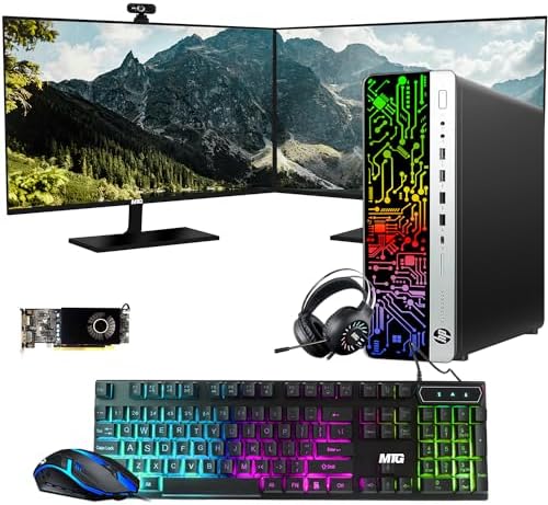 Amazon.com: HP G3 RGB Computer PC Intel i5-6th Gen, AMD RX 550 Graphics ...