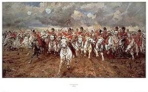 Amazon.com: Scotland For Ever! by Lady Butler - 21 x 34 inches - Fine ...