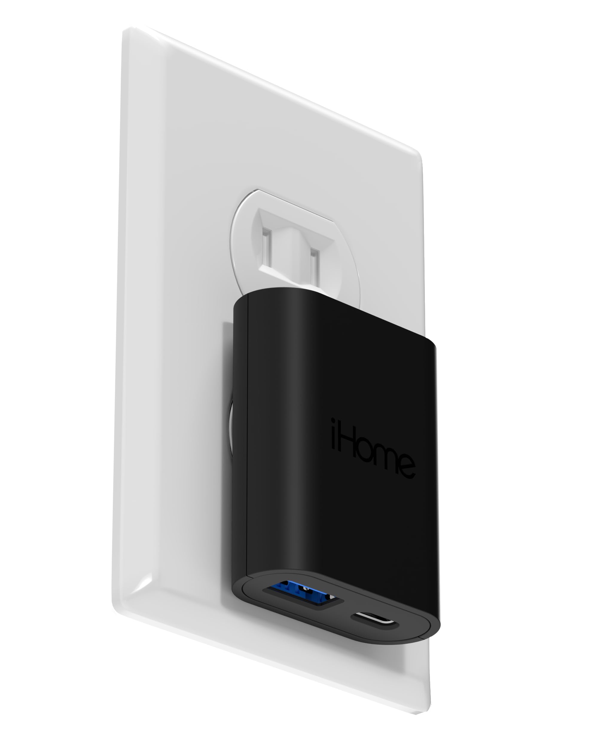 Snapklik.com : iHome USB C Charger: AC Pro 20W Multiport