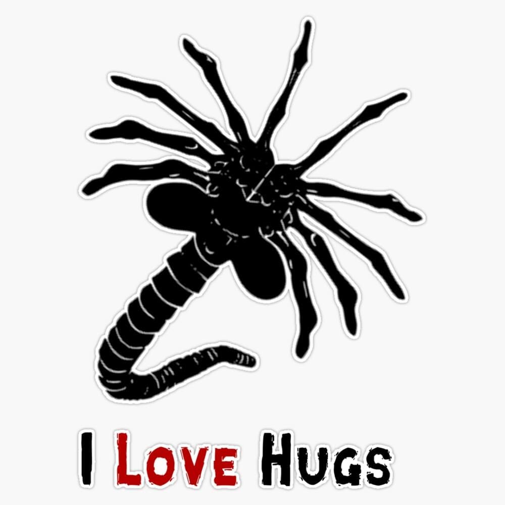 Amazon.com - Alien - Facehugger Bumper Sticker Vinyl Decal 5"