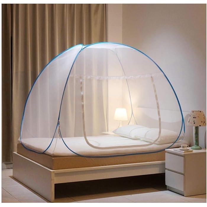 Railsy Mosquito Net Double Bed Nets For Size King Foldable Mosquitoes ...