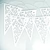 dotcomgiftshop Paper Bunting White Lace : Amazon.co.uk: Toys & Games