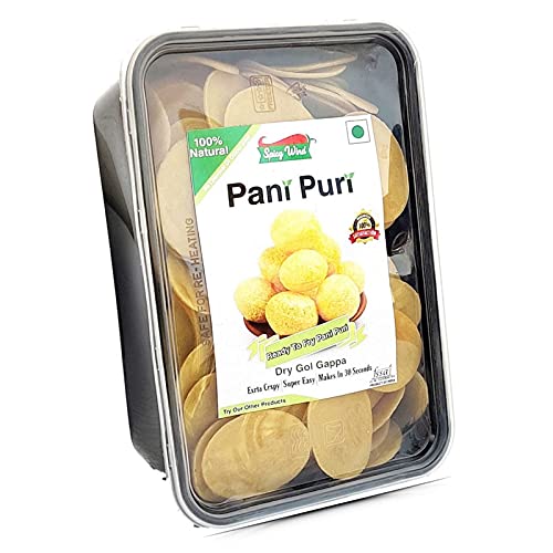 Buy Spicy Wind Dry Ready to Fry Atta Golgappa / Panipuri Papad Fryums ...
