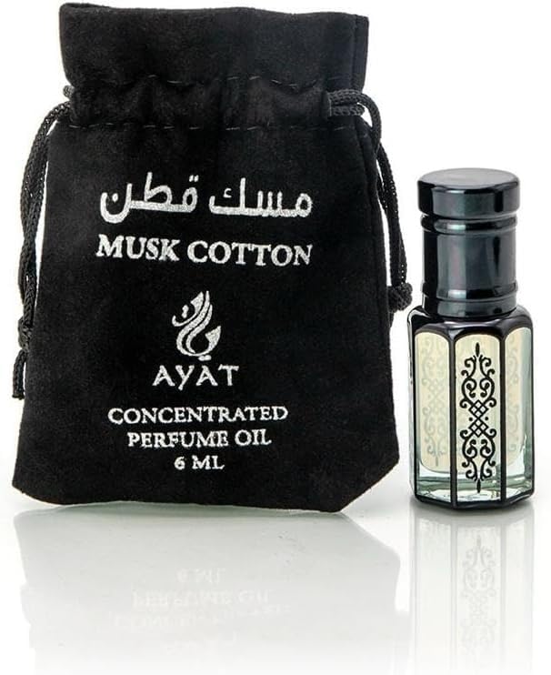 Amazon.com : AYAT PERFUMES Musk Cotton Perfumed Oil 6ml Arabian Scent ...