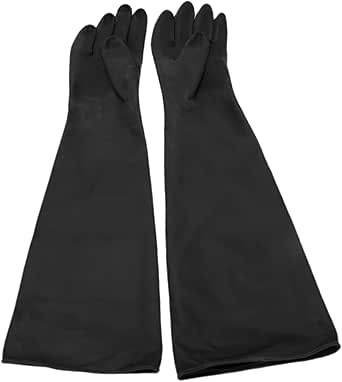 Spacesea Rubber Sand Blasting Gloves Heavy Duty Industrial Rubber ...
