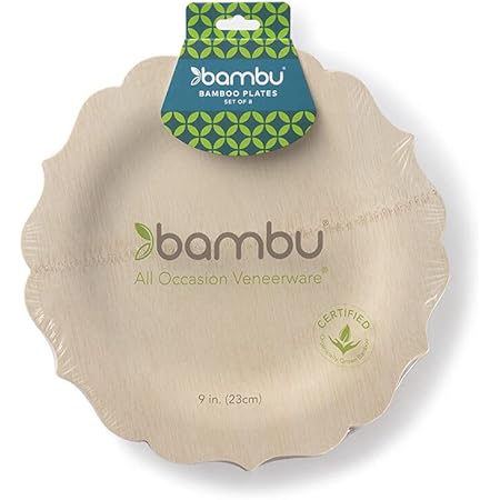 Amazon.com: Bambu, Disposable, Biodegradable and Compostable Bamboo ...