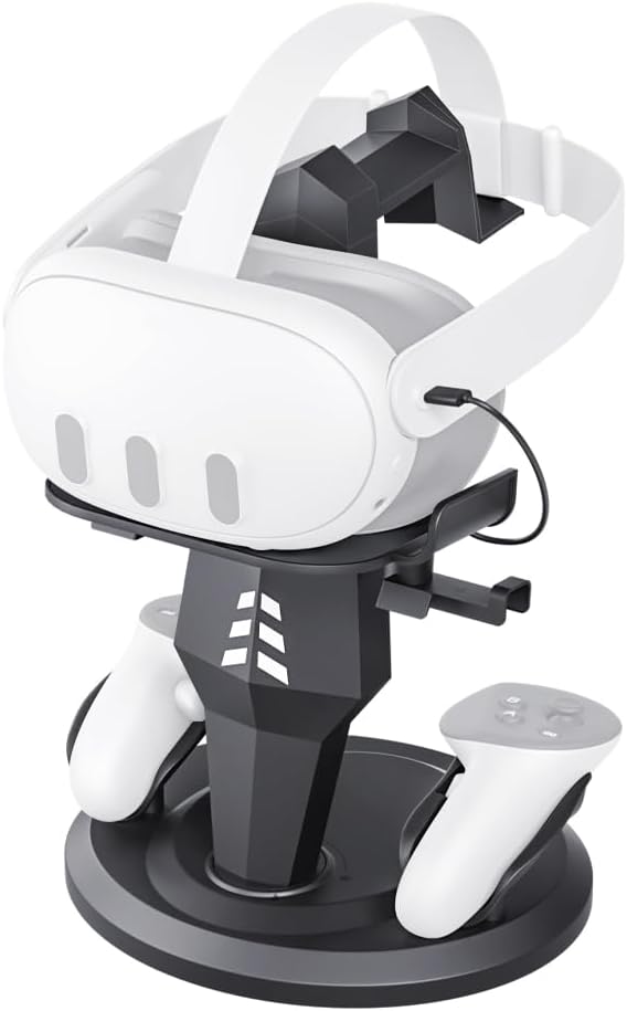 VR Stand Holder Compatible with Meta Quest 3, Universal VR Headset ...
