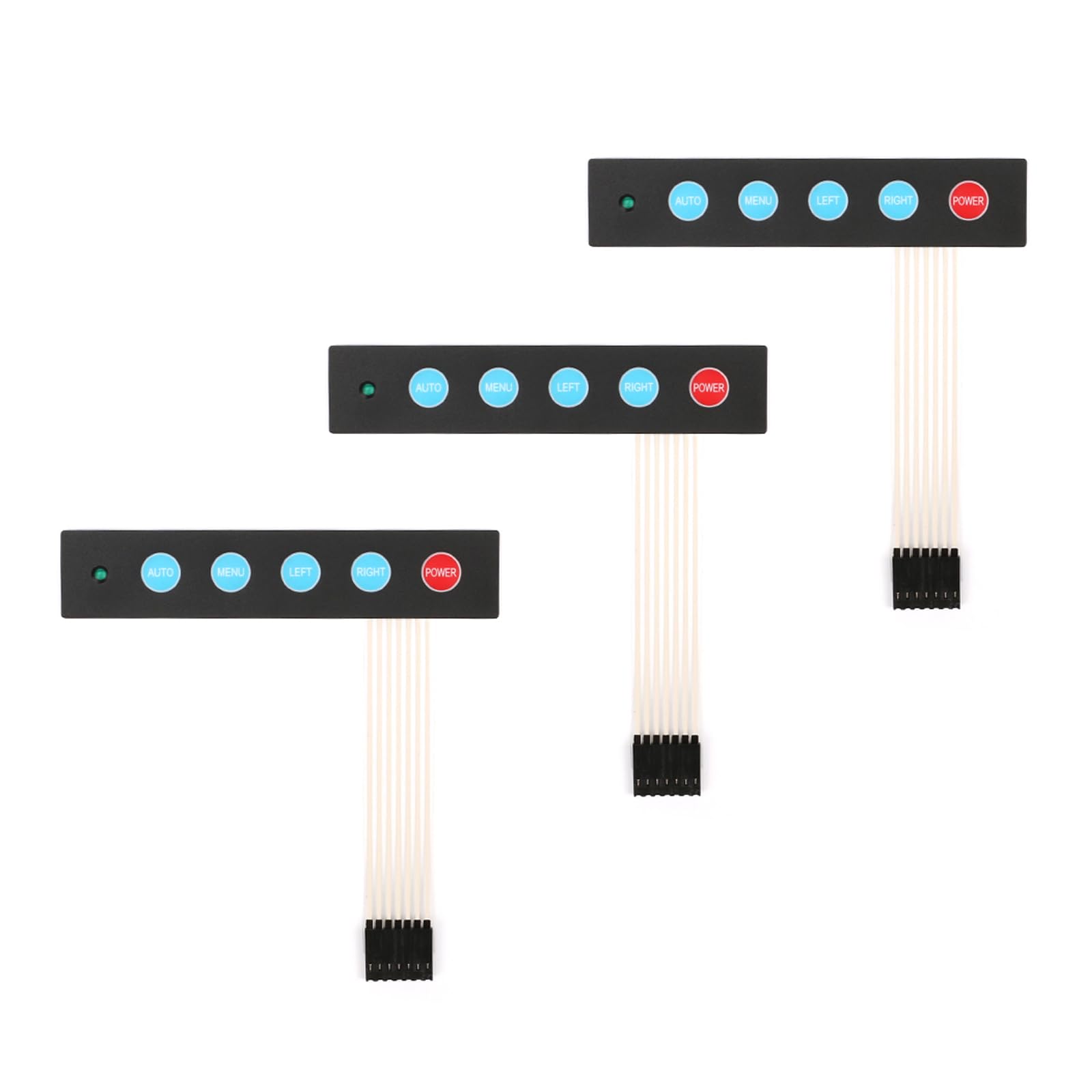 Amazon.com: JESSINIE 3Pcs 1x5 Matrix Array Membrane Switch 5 Key ...