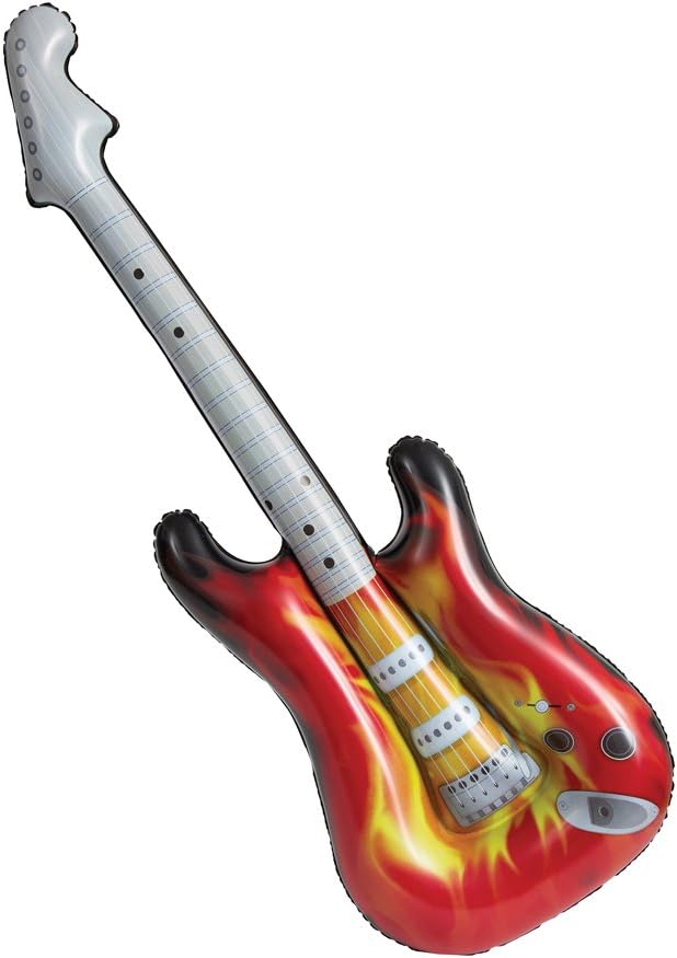 Amazon.com: Unique 90656 Inflatable Electric Party Guitar 1 ct 38 ...