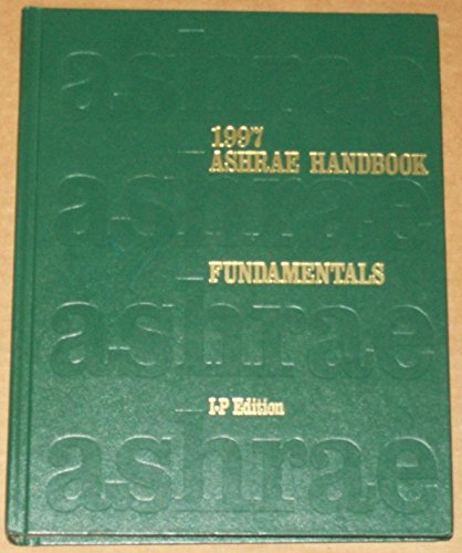 Amazon.com: ASHRAE Handbook Fundamentals, 1997 (IP): 9781883413446 ...