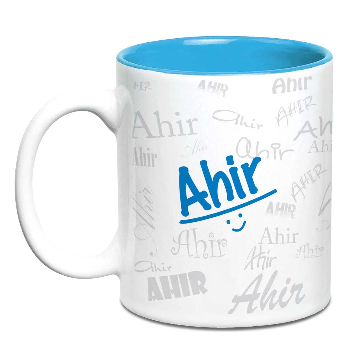 Ahir Name Logo