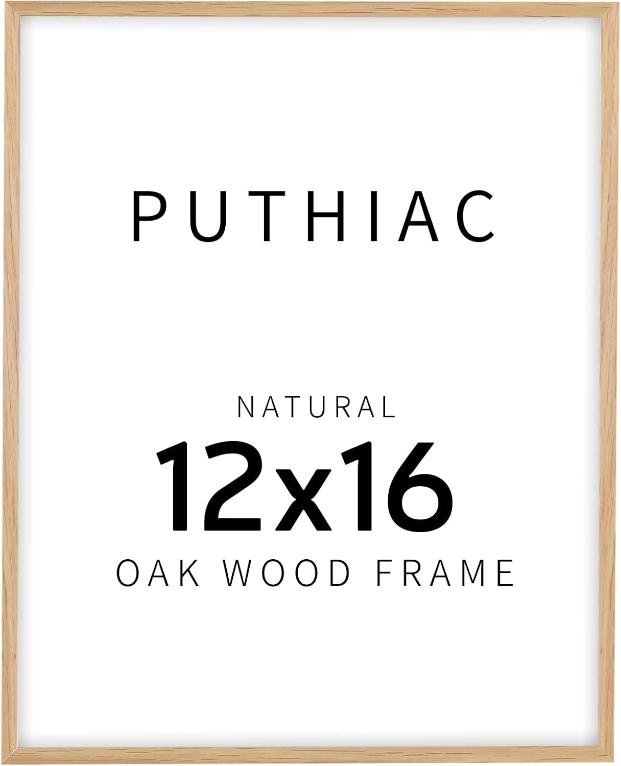 Amazon.com - 12x16 Oak Wood Picture Frame - Minimalist 12x16 Poster ...