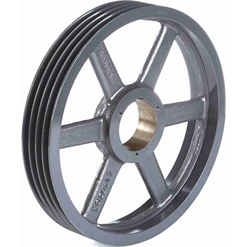 Browning 4B184R Split Taper Sheave, Cast Iron, 4 Groove, A or B Belt ...