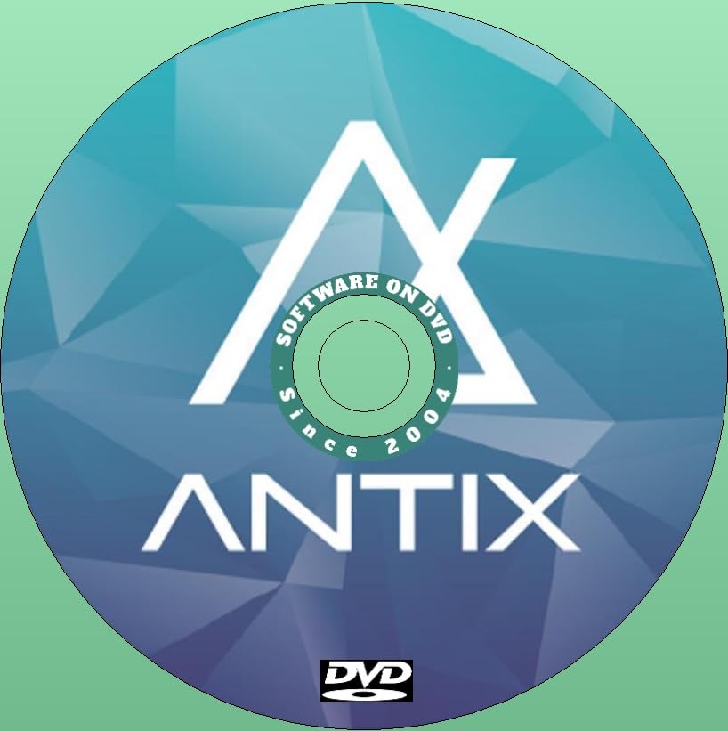 Amazon | DVD 上の PC 用の最新の新しいリリース antiX Linux「フルバージョン」オペレーティング システム | Linux | PCソフト